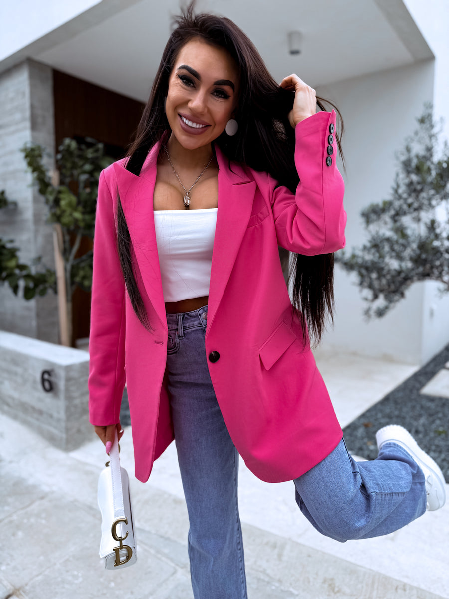 Jacket "BELLA" - BRIGHT PINK PRE-ORDER – ELYNDI